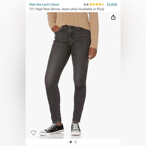 Levi's | Jeans | Plus Size Levis 72 High Rise Skinny Jeans Size 22 ...